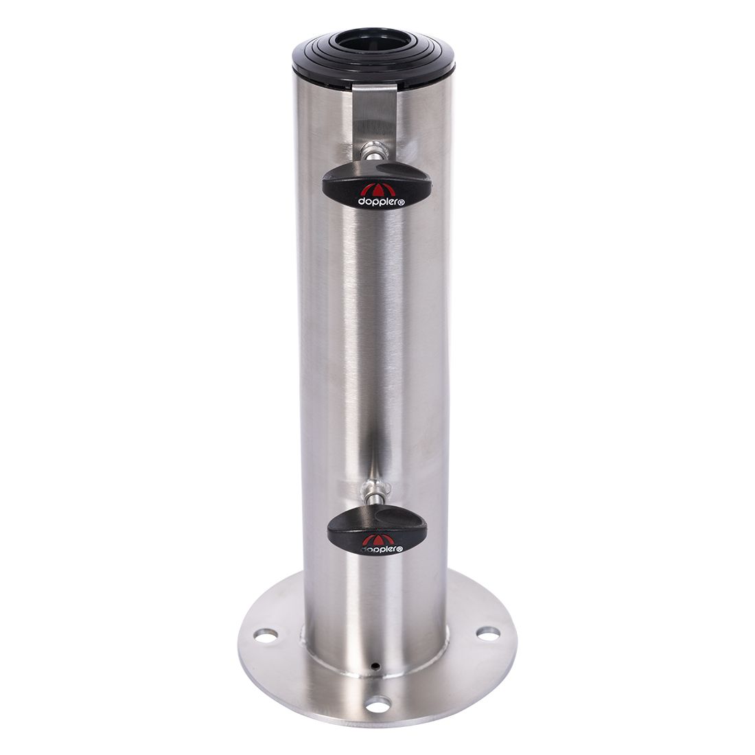 Doppler Standrohr für Granitplatte 140kg Silber | Garten und Freizeit