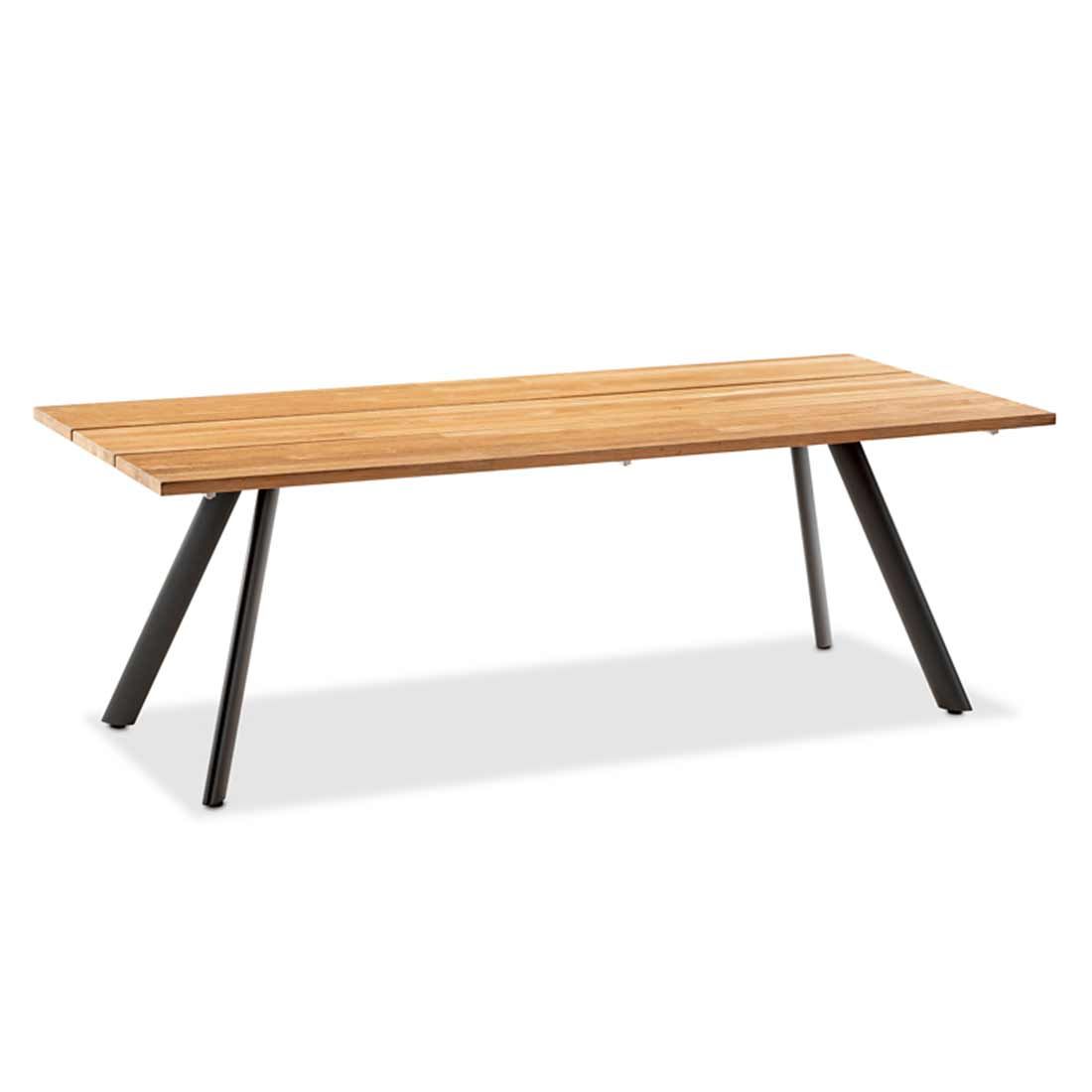 Gartentisch Teak Aluminium