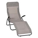 Acamp Calypso Bäderliege Stahl/Acatex Anthrazit/Taupe | Garten und Freizeit