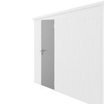 Biohort HighLine/AvantGarde/Panorama Zusatztür 185x79cm Silber-Metallic ...