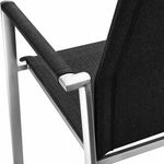 Solpuri Dance Stapelsessel Edelstahl/Textilene Silber/Coal