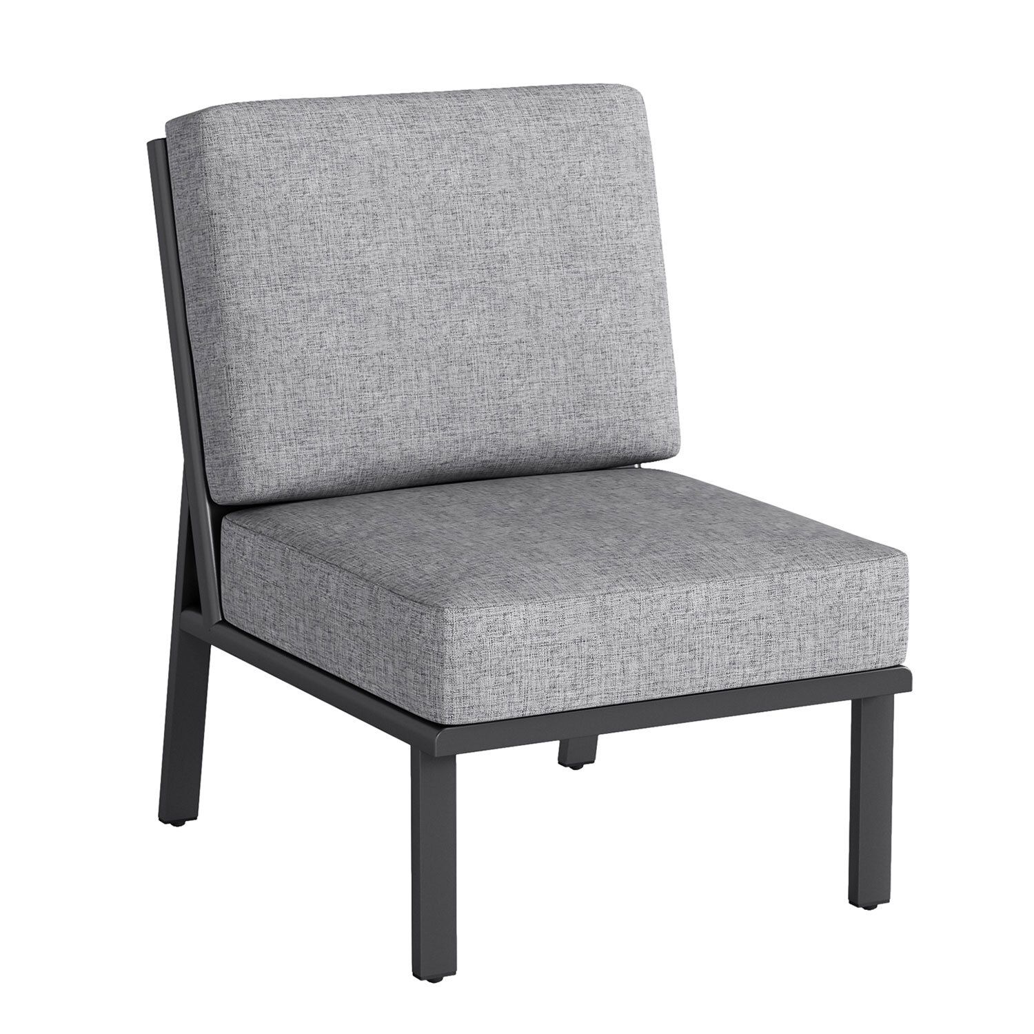 Kettler Zenith Mittelmodul Aluminium/Olefin Anthrazit/Hellgrau