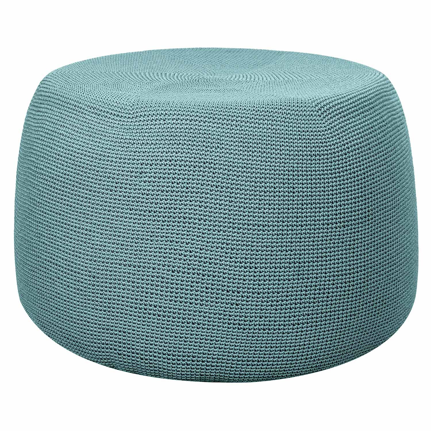 Solpuri Knuff Loungehocker M Ø65cm Polypropylen Türkis