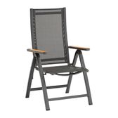 Zebra Fly Lounge 3-Sitzersofa Aluminium/Olefin Graphit/Mixed Grey ...