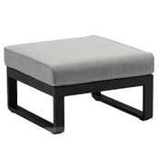 Zebra Fly Lounge 3-Sitzersofa Aluminium/Olefin Graphit/Mixed Grey ...