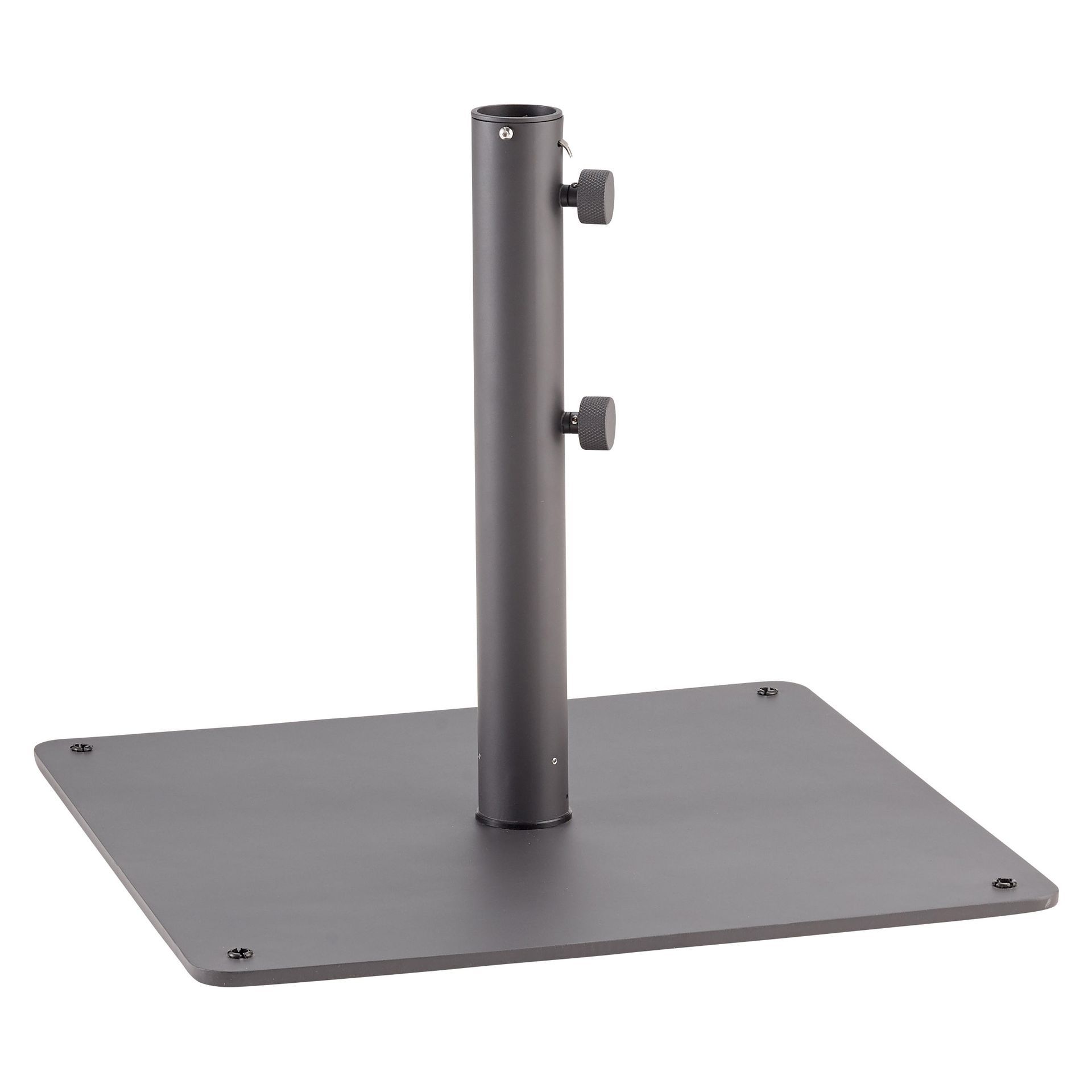 Solpuri Aton Mittelstockschirm Ø300cm inkl. Ständer Natur/Platinum