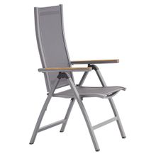 Zebra Fly Lounge 3-Sitzersofa Aluminium/Olefin Graphit/Mixed Grey ...