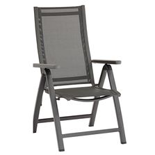 Zebra Fly Lounge 3-Sitzersofa Aluminium/Olefin Graphit/Mixed Grey ...