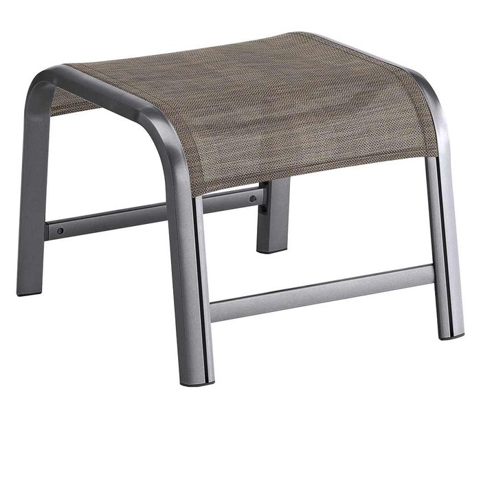 Kettler Forma II/Memphis Hocker Aluminium/Textilene Anthrazit/Bronze ...