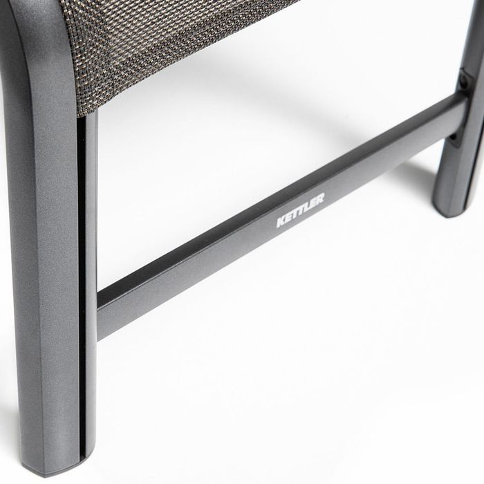 Kettler Forma II/Memphis Hocker Aluminium/Textilene Anthrazit/Bronze ...