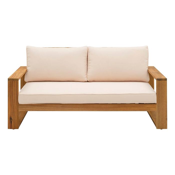 OUTLIV. Santa Cruz Gartensofa Akazie/Polyester Natur/Ecru | Garten und ...